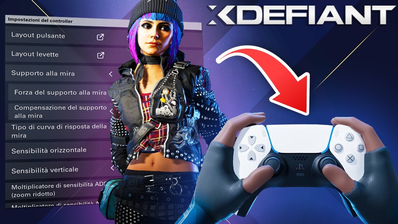 MIGLIORE CONFIGURAZIONE *CONTROLLER* XDEFIANT - IMPOSTAZIONI OPZIONI di ...