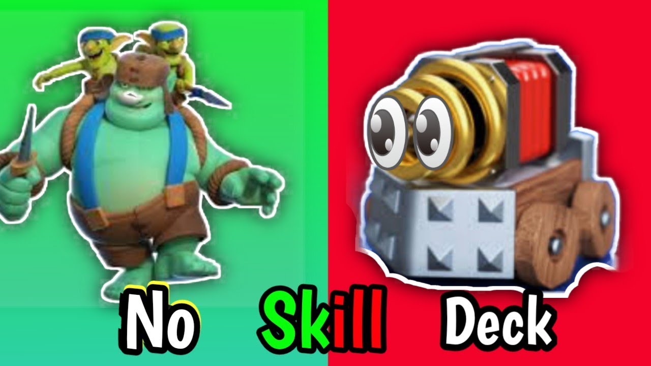 No skill deck | Clash Royale | Best deck in Clash Royale | Zero skill ...