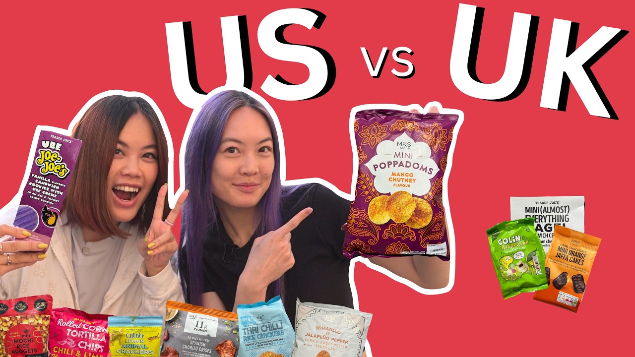We Tried the Worst American & British Snacks - YouTube