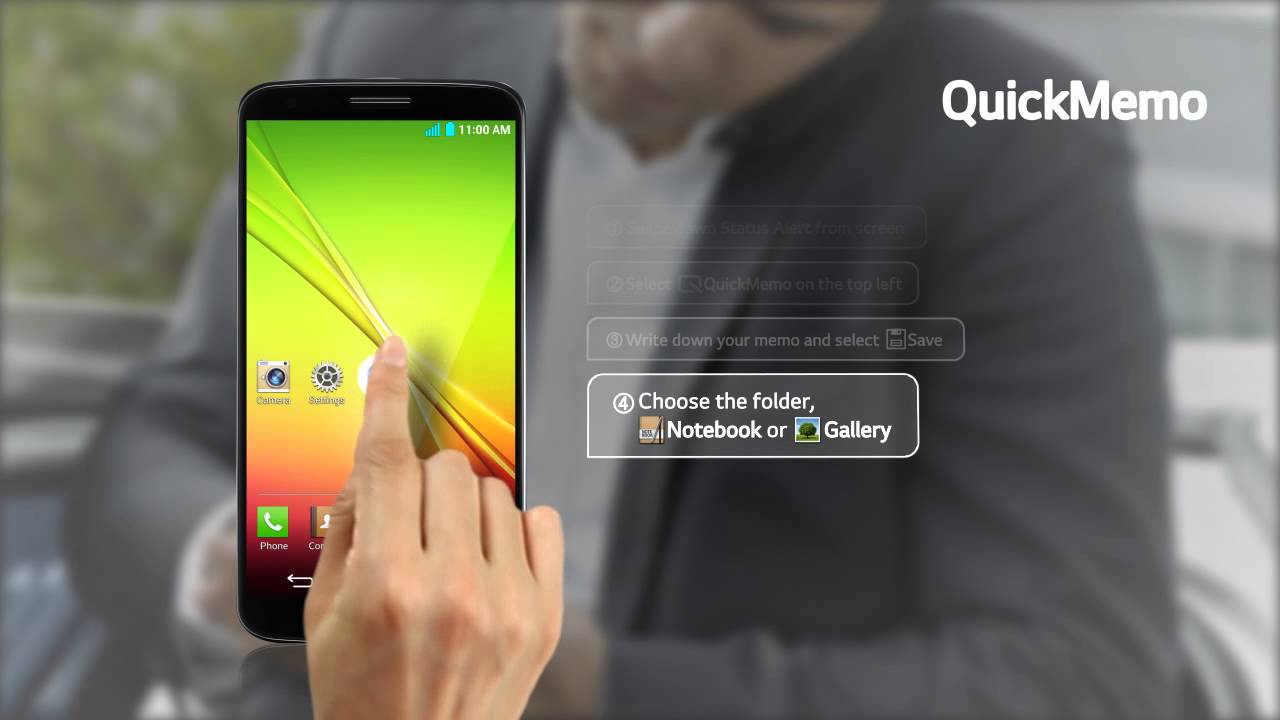 LG G2 Quick Memo - YouTube