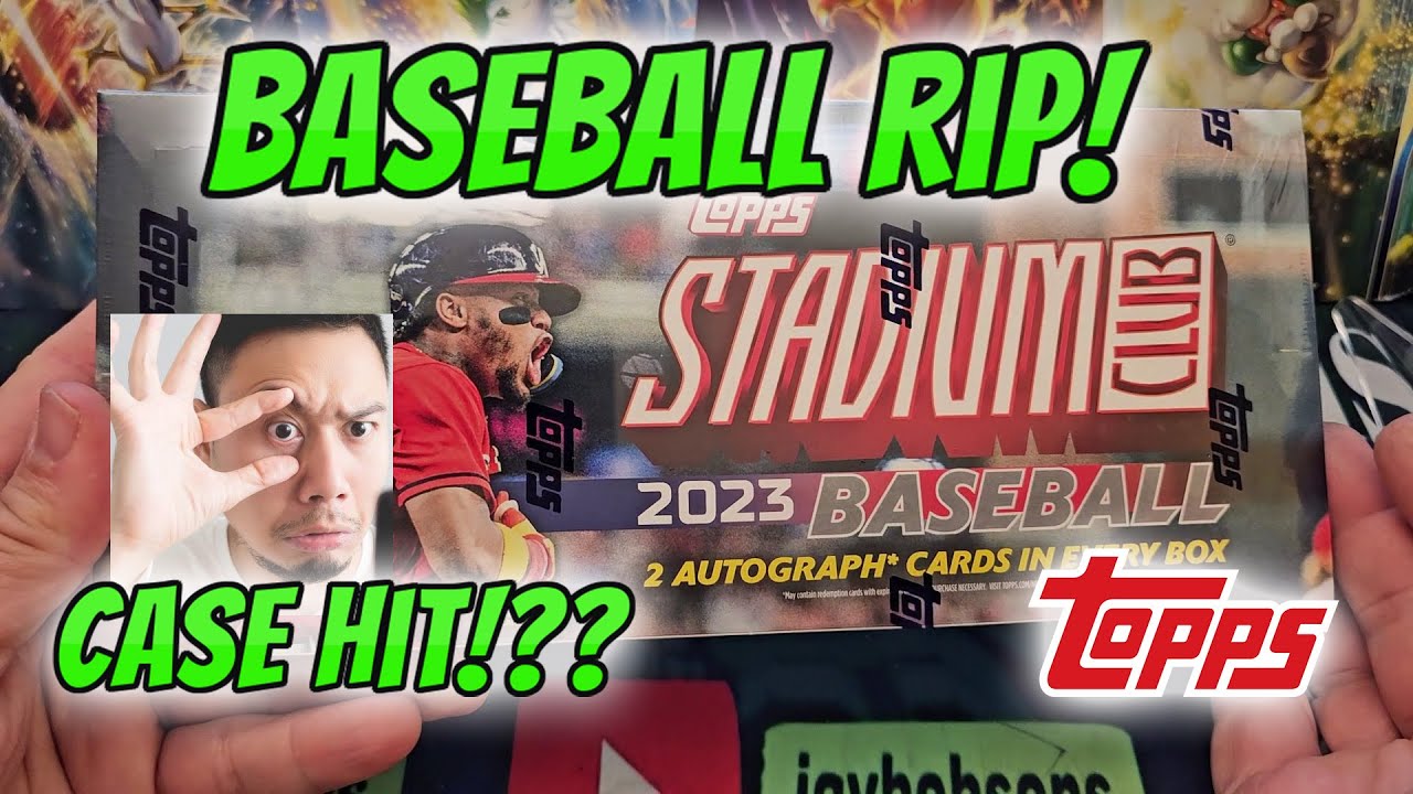 2023 Topps Stadium Club Baseball!? 1 Hobby Box Rip! - YouTube