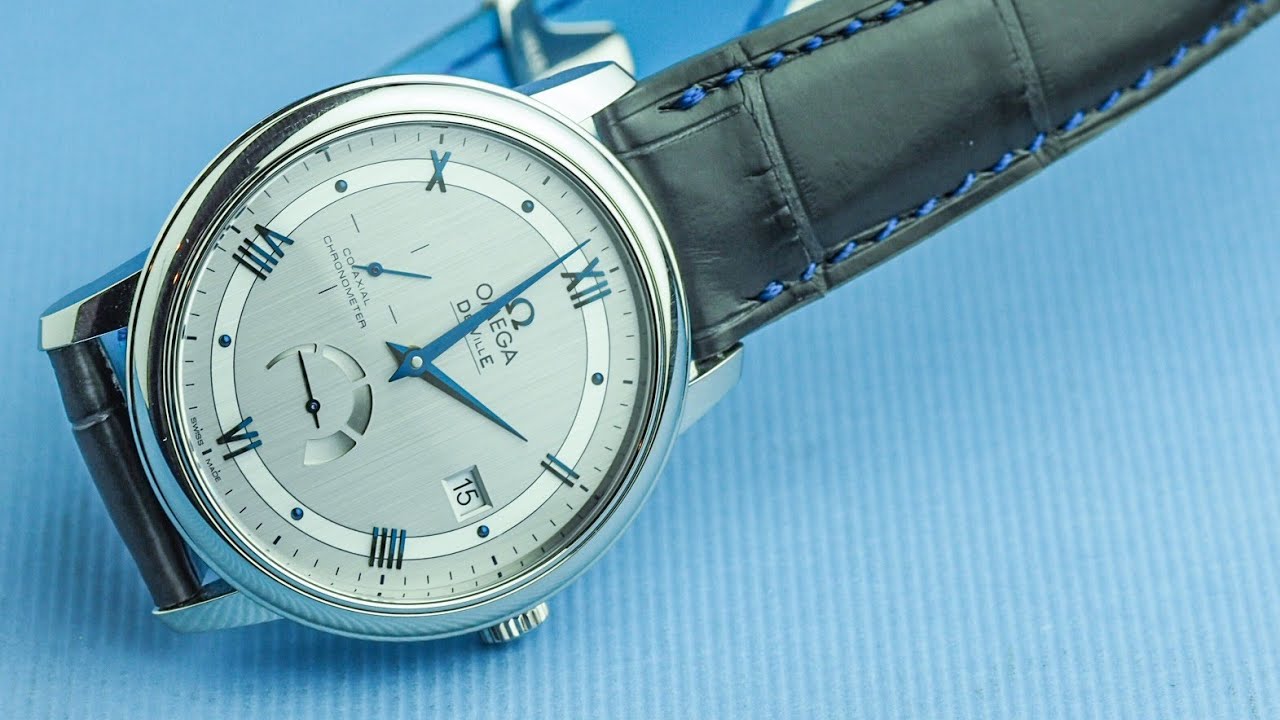 Omega DeVille Power Reserve Co-axial Chronometer - YouTube