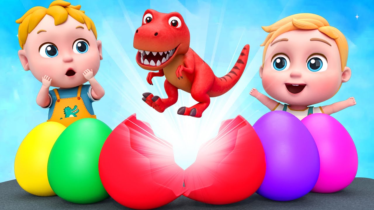 Jika Kamu Senang - Telur Dinosaurus - Surprise Eggs | Lagu Anak Anak ...