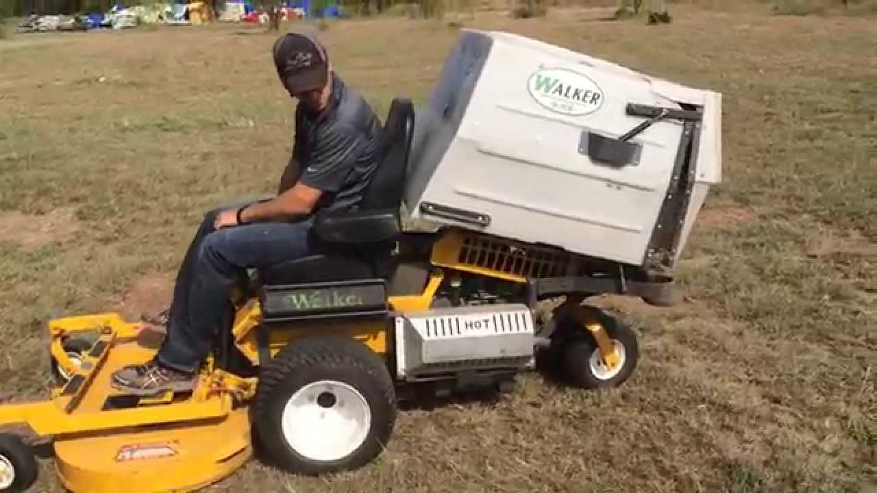 Pre-owned Walker GHS zero turn mower - YouTube