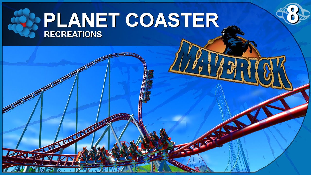 Planet Coaster - Recreations 08 - Maverick - Cedar Point - USA - YouTube