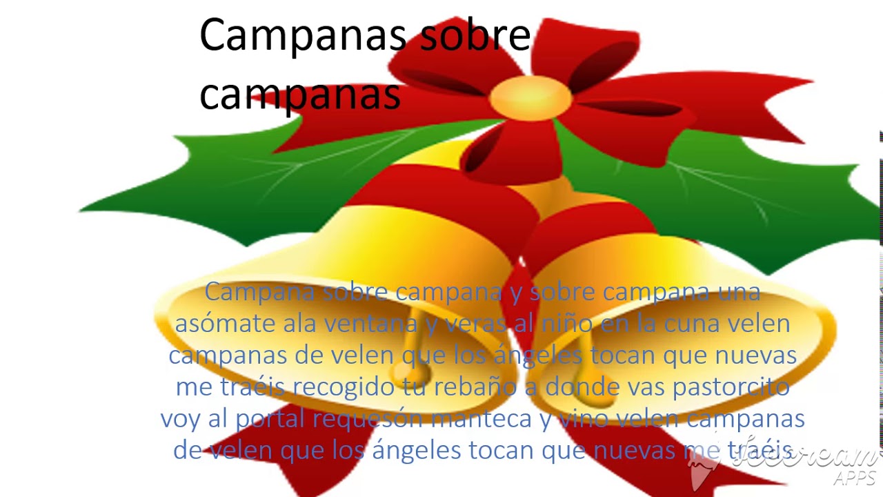 campanas sobre campanas canción navideña 🎅 - YouTube