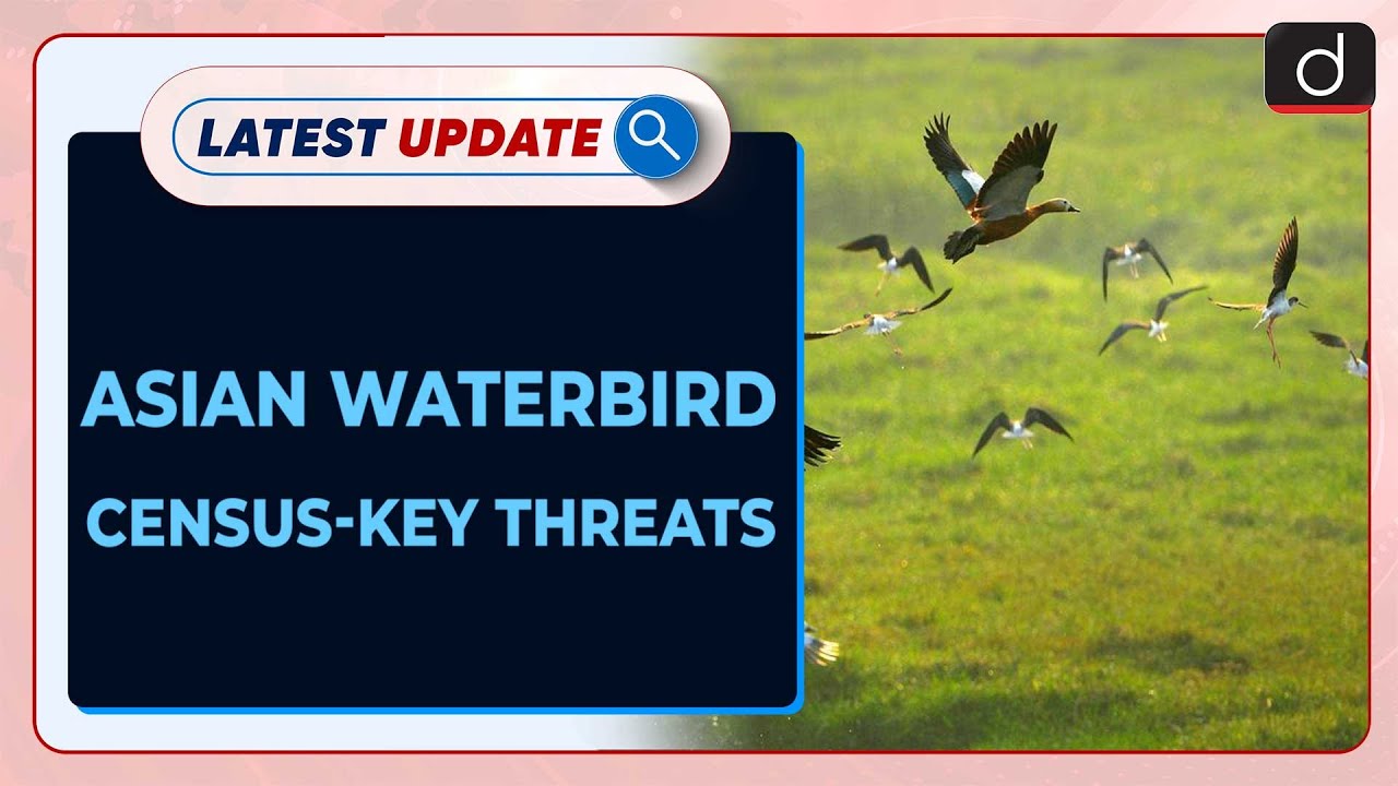 Asian Waterbird Census | Latest update | Drishti IAS English - YouTube