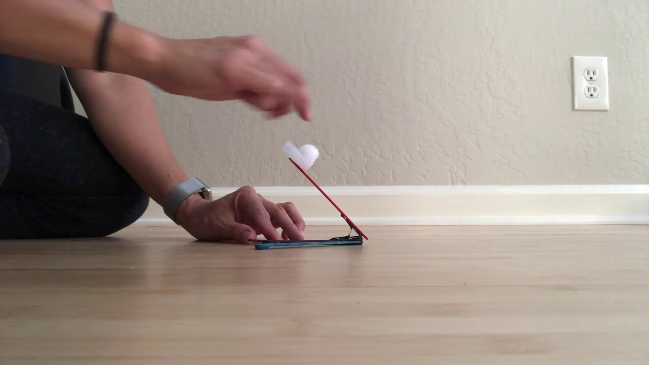 Popsicle Stick Catapult Launch - YouTube