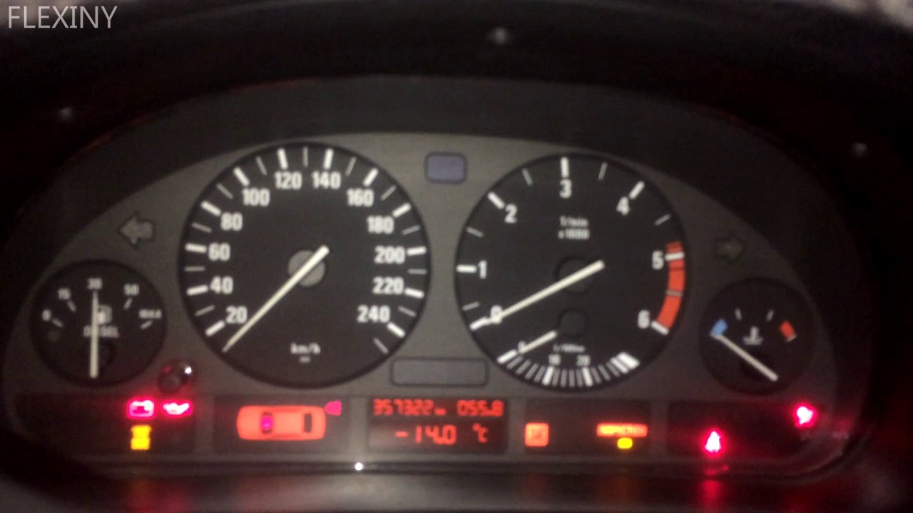 Cold Start 1996 BMW E39 525TDS -14.5 Degrees Celsius (1080p) - YouTube