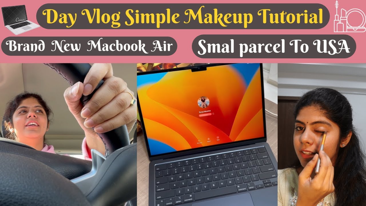 DIML | Simple Makeup Tutorial Just in 5 Mins | Small Parcel To USA ...