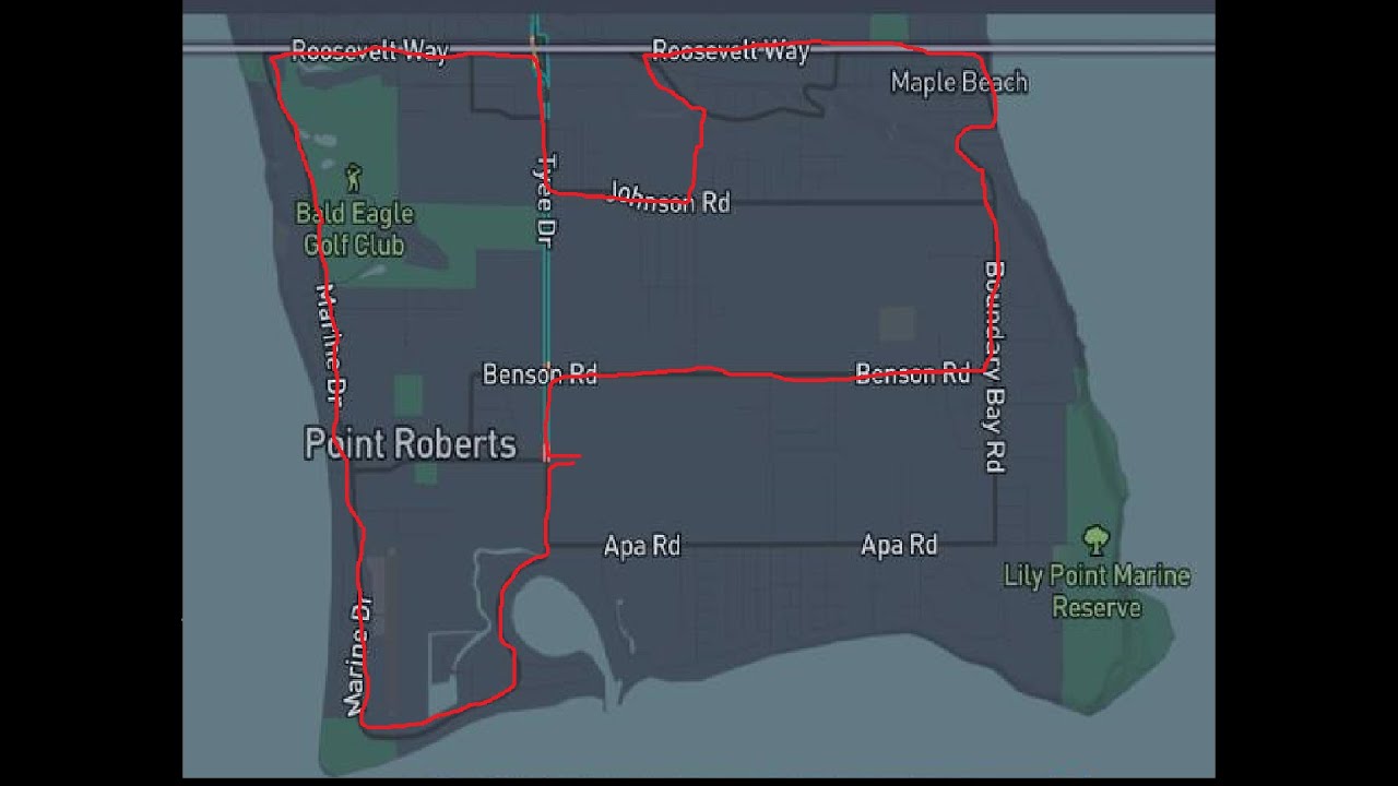 A Quick Drive Through Point Roberts Washington - YouTube