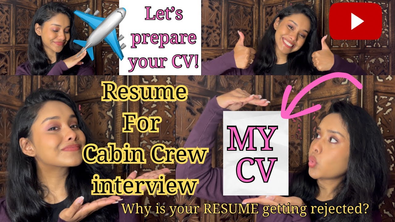 Cabin crew CV for interview|How to prepare your CV? #indigoairlines #cabincrewinterview # ...