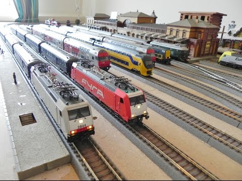 Piko Ho Dcc Model Train Layout Update 154 FYRA BR 186 - YouTube