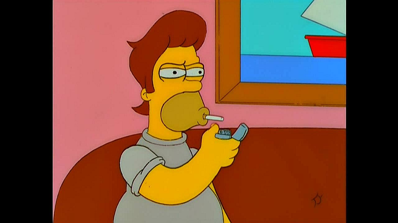 THE SIMPSONS - Treehouse of Horror 9 - Part 2 - "A Toupee Turns Homer ...