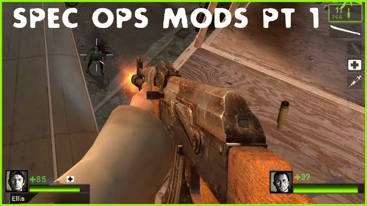 Left 4 Dead 2 - Spec Ops: The Line Gun Mods - YouTube