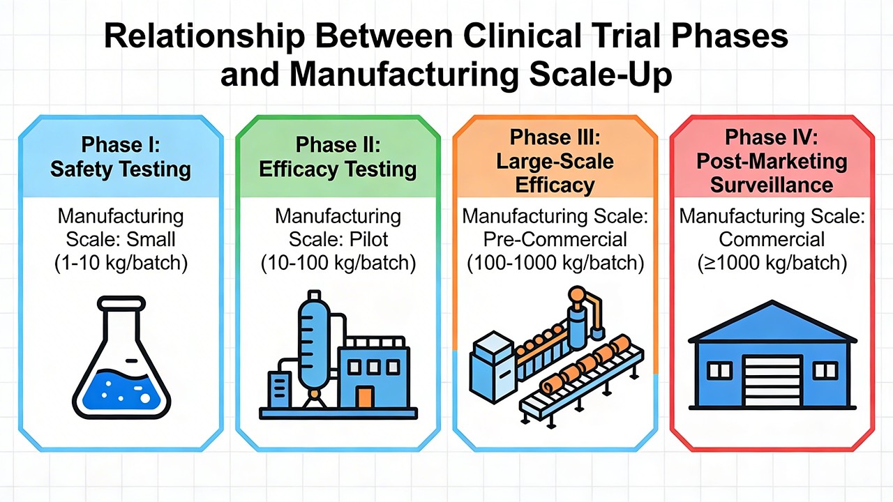 The Relationship between Clinical Trial Phases and Manufacturing Scale ...
