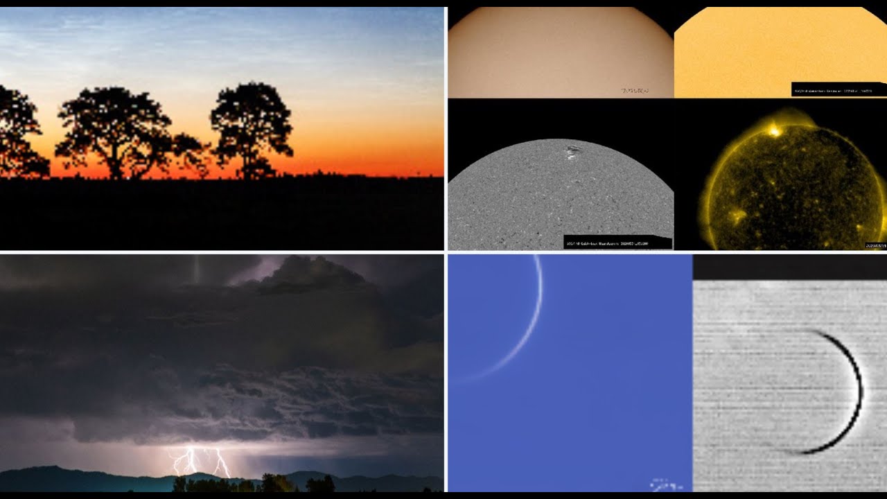 Signs in the Heavens! Green Sprites! Solar Flares! Comets! Venus! - YouTube