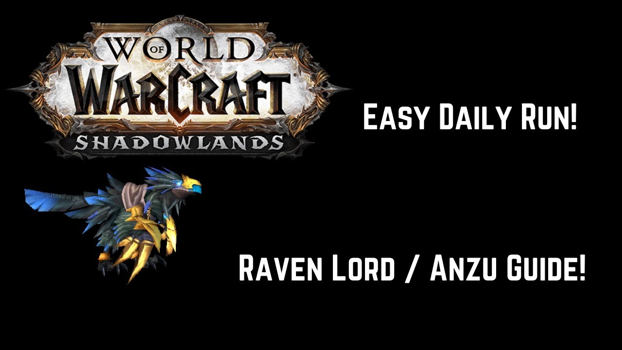 How To Get Raven Lord / Anzu Mount - World of Warcraft - YouTube