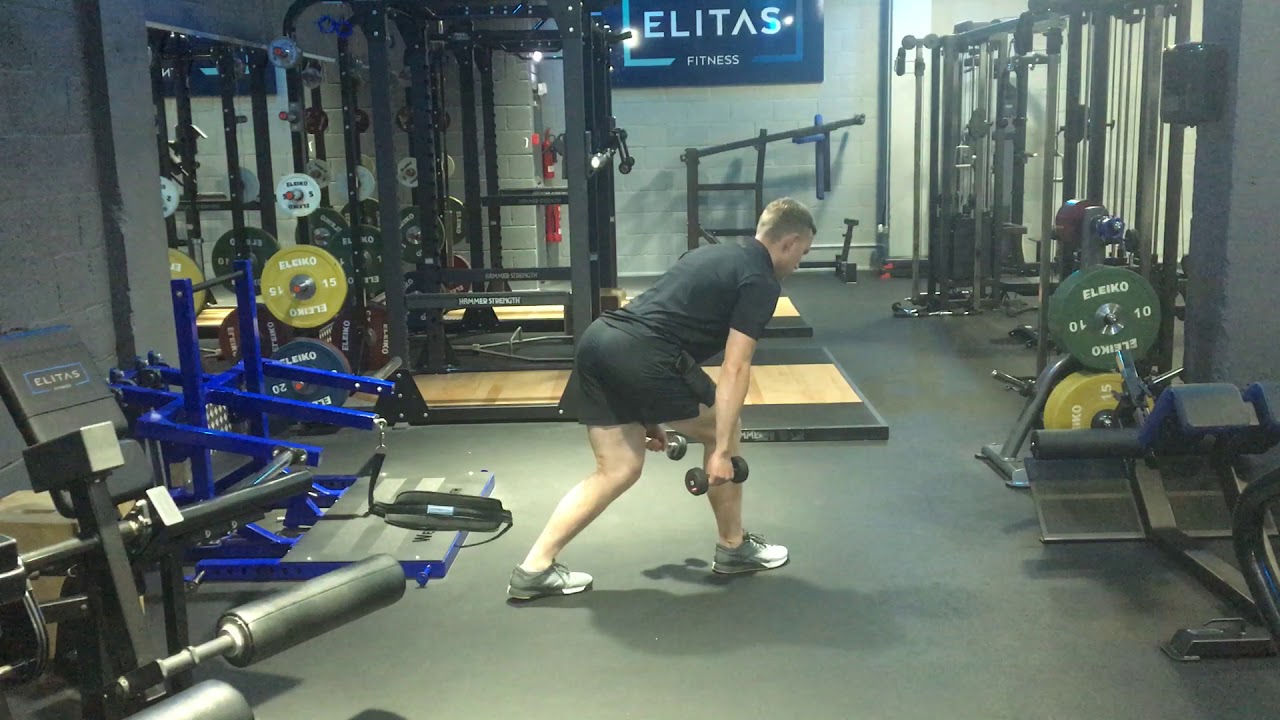 Walking Split Stance Romanian Deadlifts - YouTube