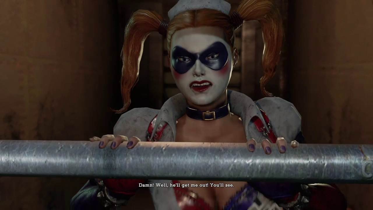 Batman: Return to Arkham Harley Quinn Jailed Cutscene - YouTube