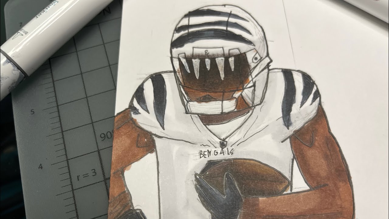 Drawing Jamar Chase - YouTube