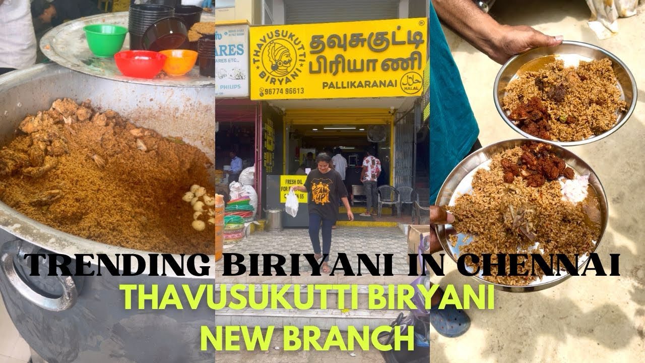Trending🚨Thavusukutti Biryani in Chennai | Dindigul Biryani | New ...