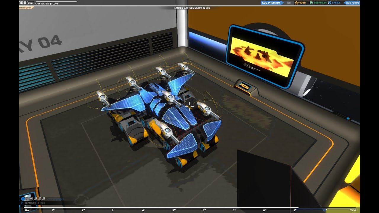 Robocraft Tutorial T10 SMG-Tank: Rhino Typ A - YouTube