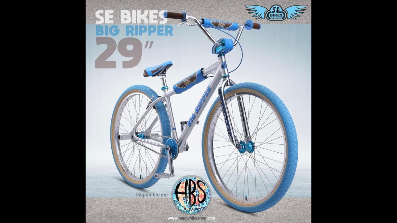 SE Bikes Big Ripper 29" plateada - Wheelie bike - YouTube