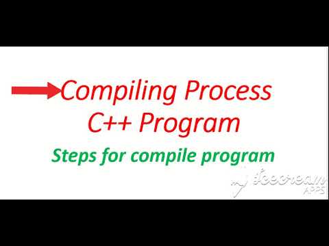 Compiling processing of c++ program step by step - YouTube