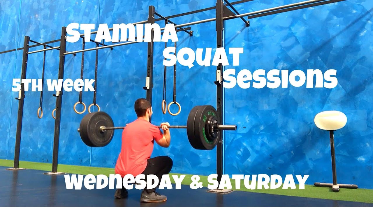 Stamina squat cycle (vol 2 wk5) - YouTube