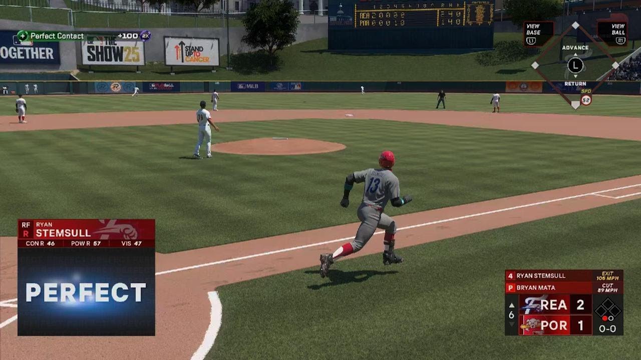 MLB The Show 25 - Happy Gilmore Happy Place Homerun Celebration - YouTube