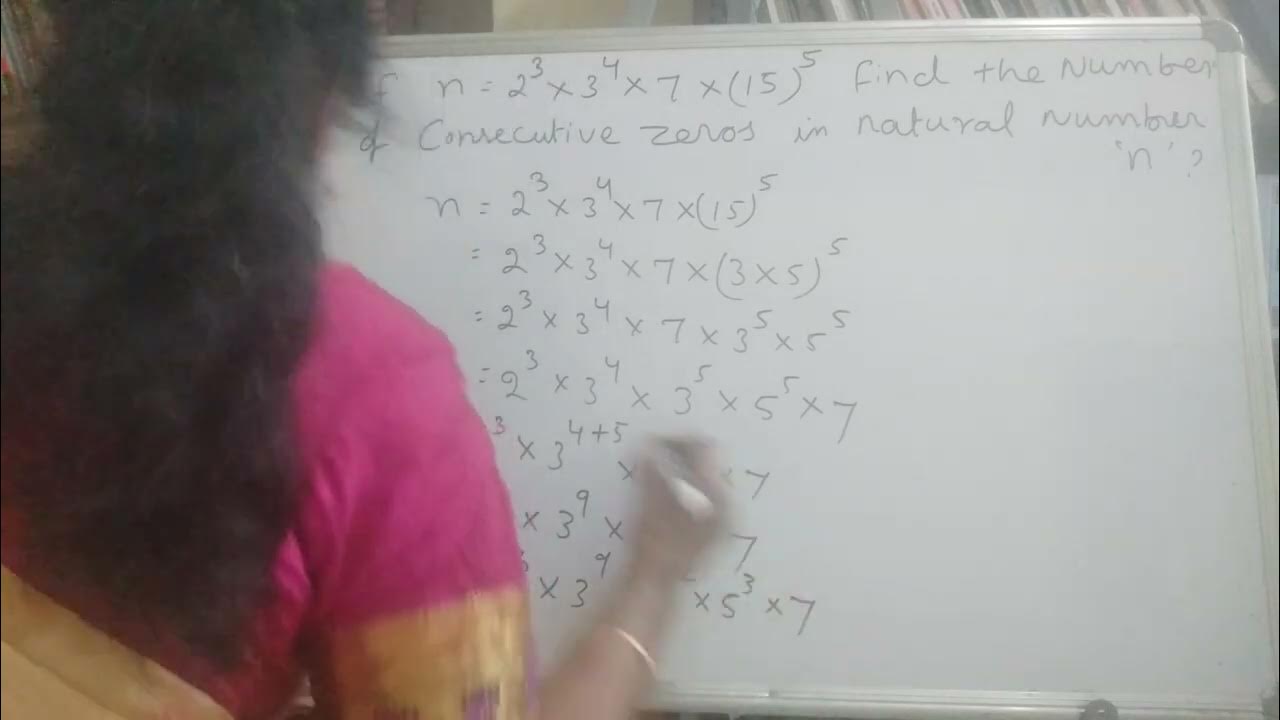 Find the number of consecutive zeros in natural number n xstd cbse - YouTube