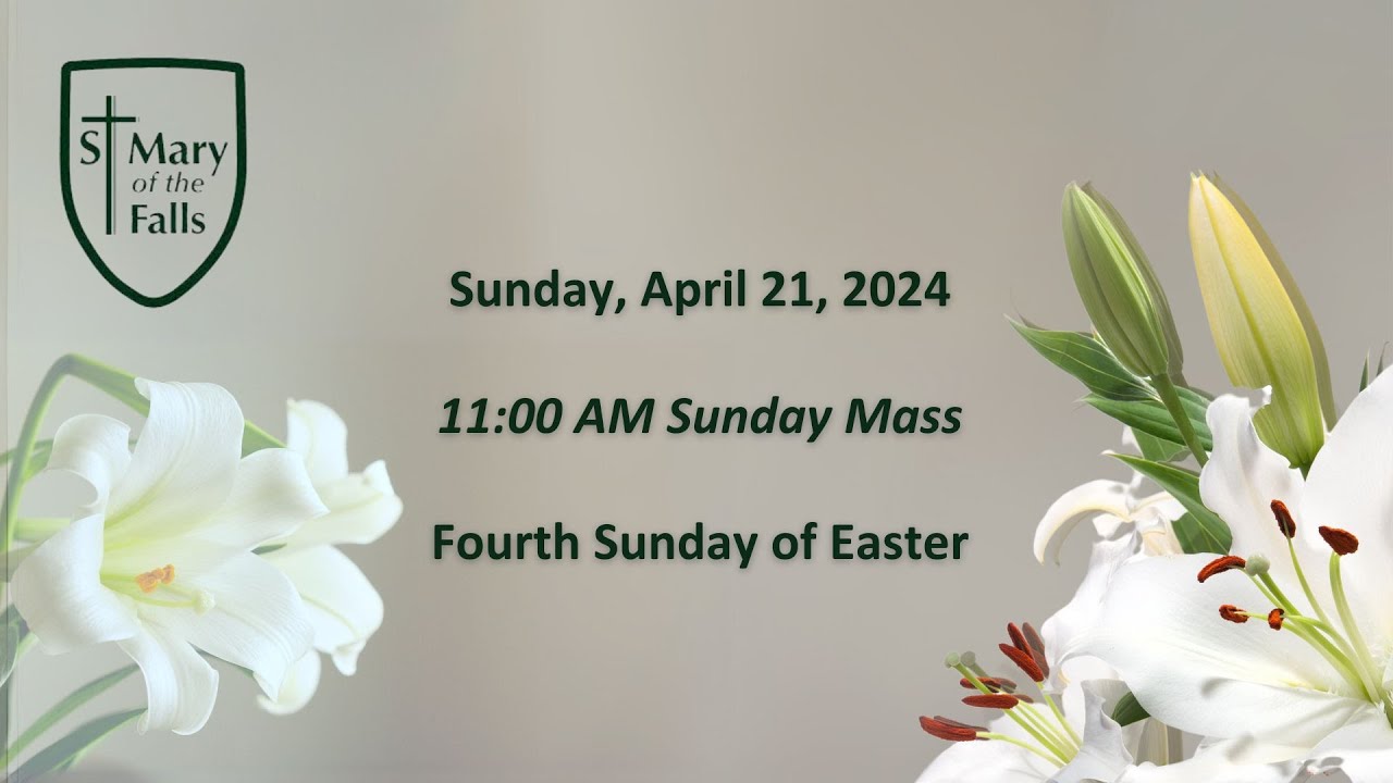 Fourth Sunday of Easter | 11AM Mass Sunday April 21, 2024 - YouTube
