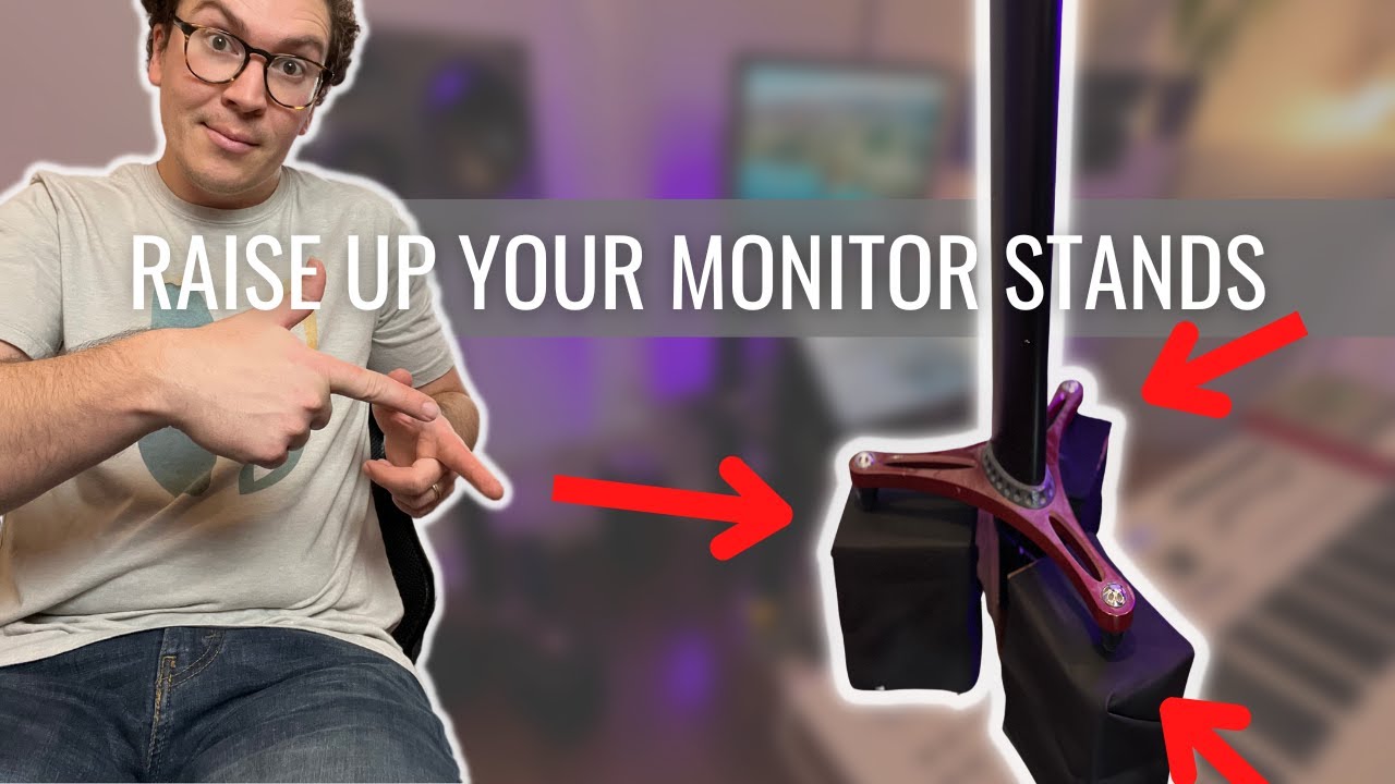 How To Raise Up Your Monitor Stands - YouTube