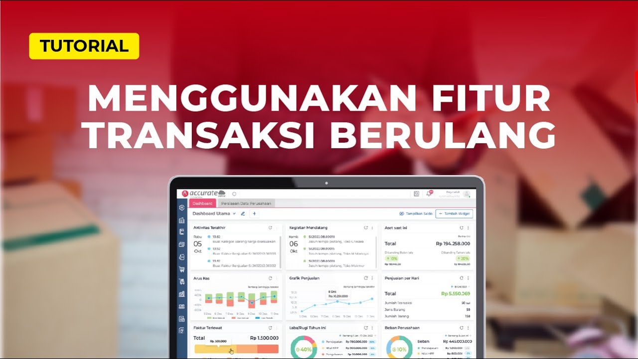 Fitur Transaksi Berulang Accurate Online - Tutorial Accurate Online - YouTube