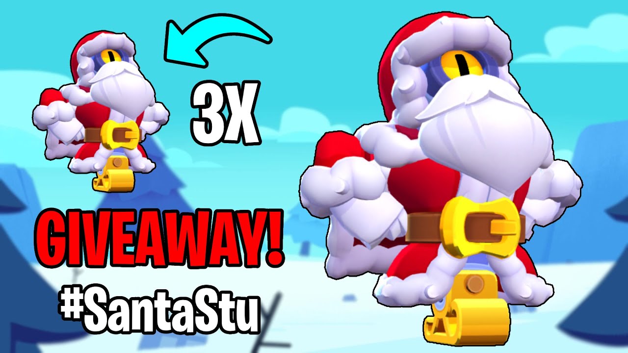Jak Odebrać Najnowszego Skina Santa Stu Za Darmo? - Brawl Stars Polska ...