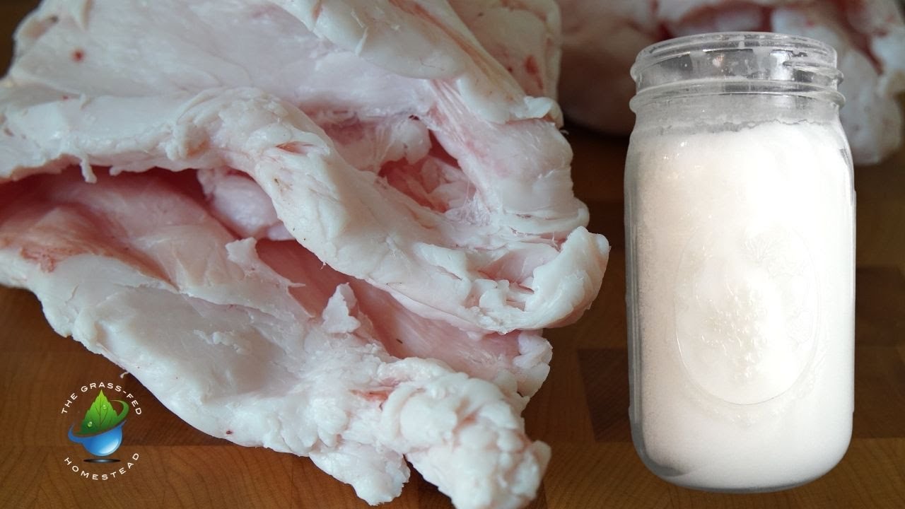 The Best Way To Render Lard - YouTube