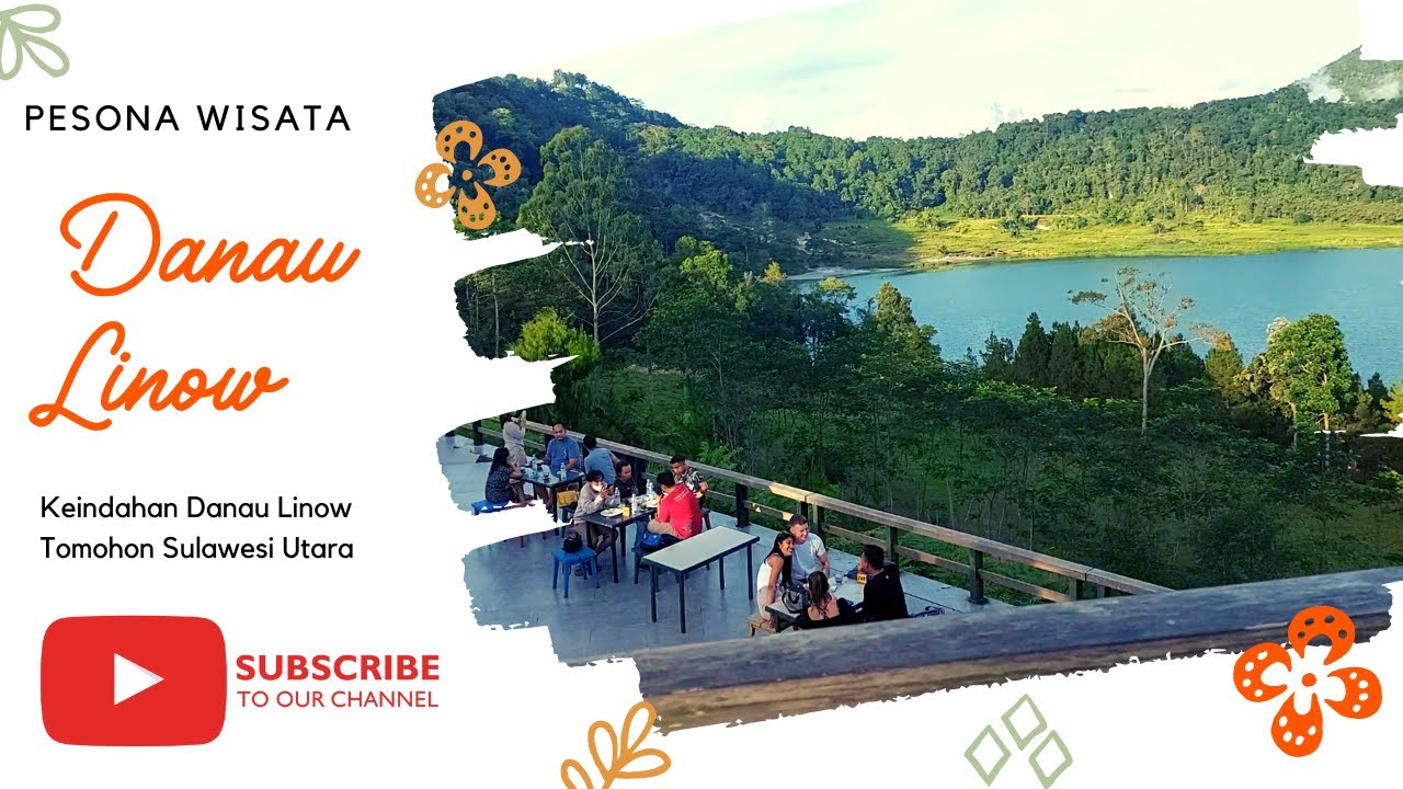 Pesona Danau Linau, Keindahan Tempat Wisata Danau Linow - YouTube
