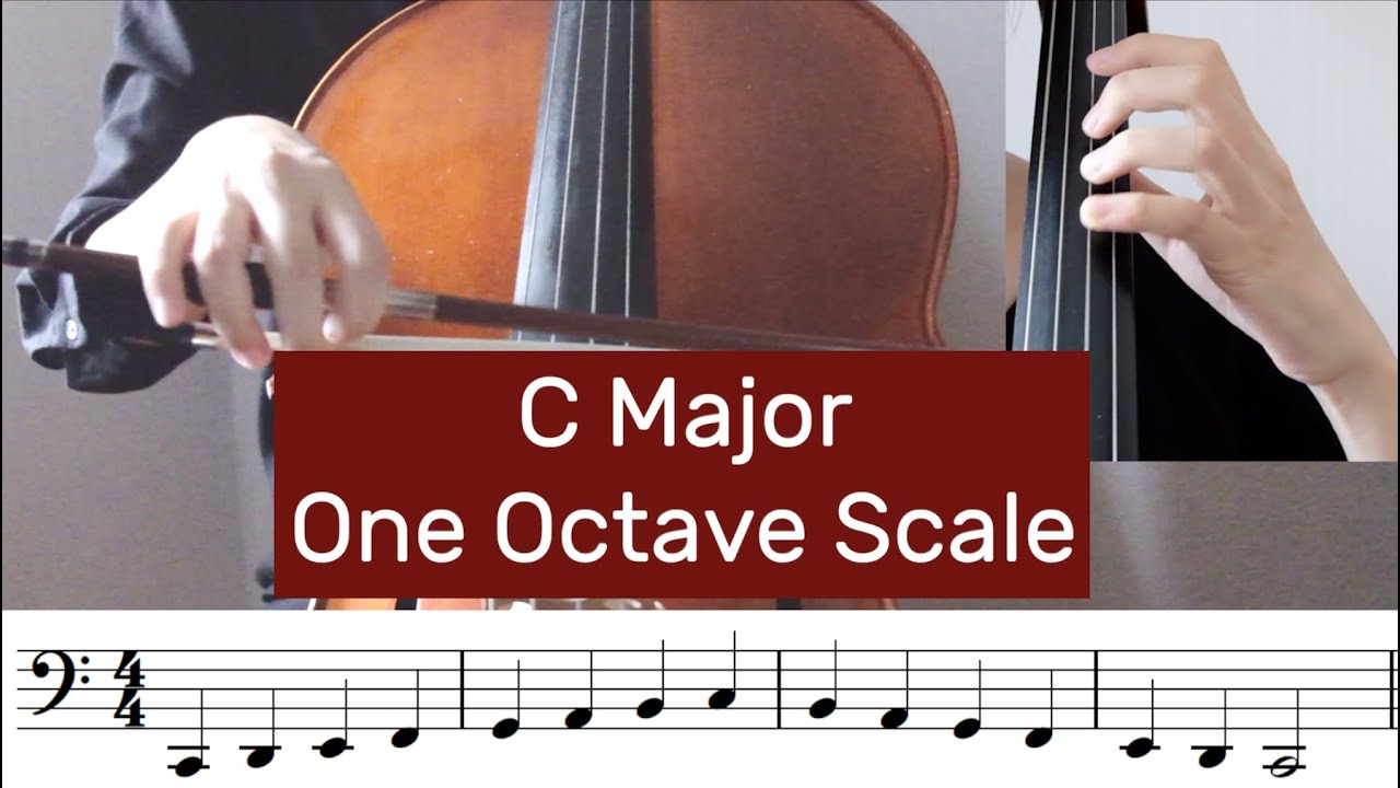 How To Play C Major Scale On Cello One Octave YouTube How To Play C Major Scale On Cello One Octave YouTube