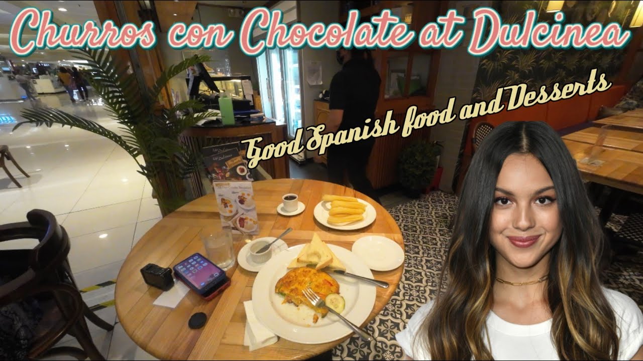 Churros con Choolate at Dulcinea Great Spanish food and Desserts in ...