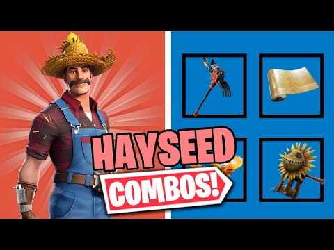 HAYSEED COMBOS 2021 | FORTNITE SKIN REVIEW - YouTube