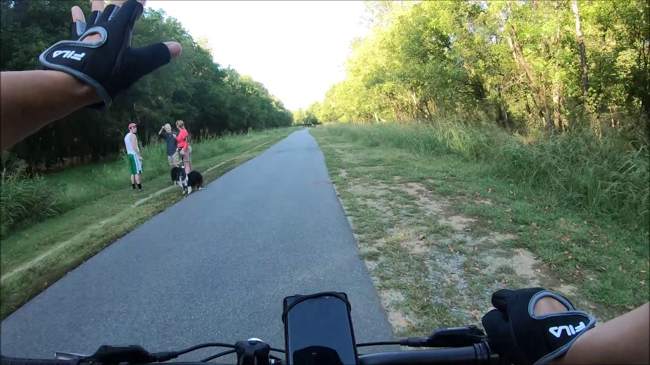 McAlpine Creek Park MTB Riding - YouTube