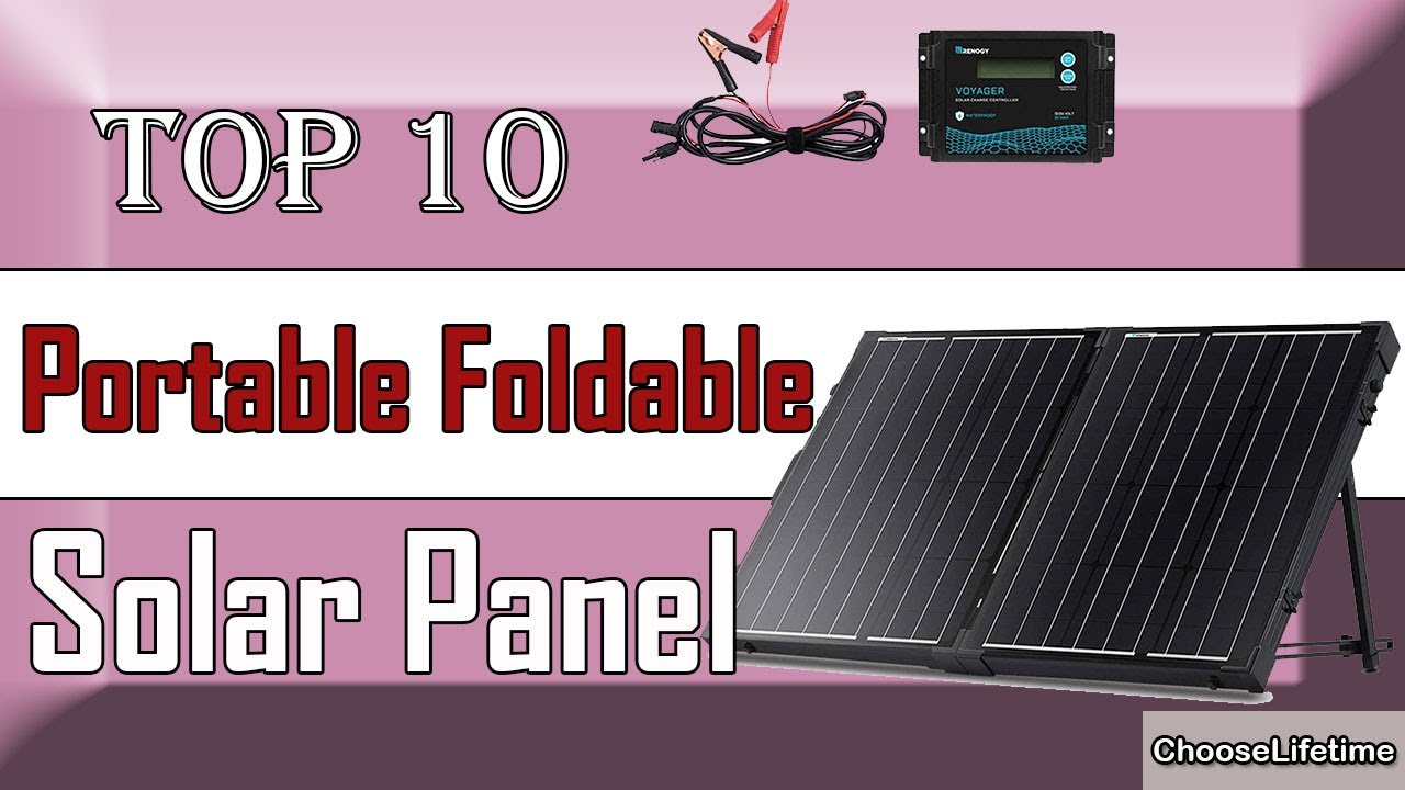 7 Best Portable Foldable Solar Panel [ solar panel system ] - YouTube