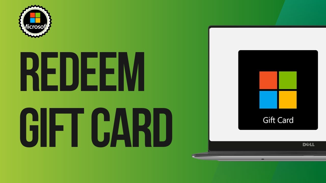 How To Redeem Microsoft Gift Card - YouTube