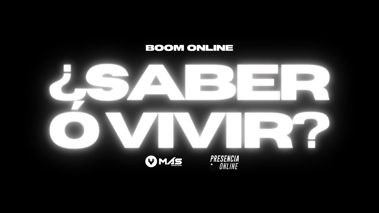 ¿SABER Ó VIVIR? | BOOM Online | Tam Bazán Sosa - YouTube