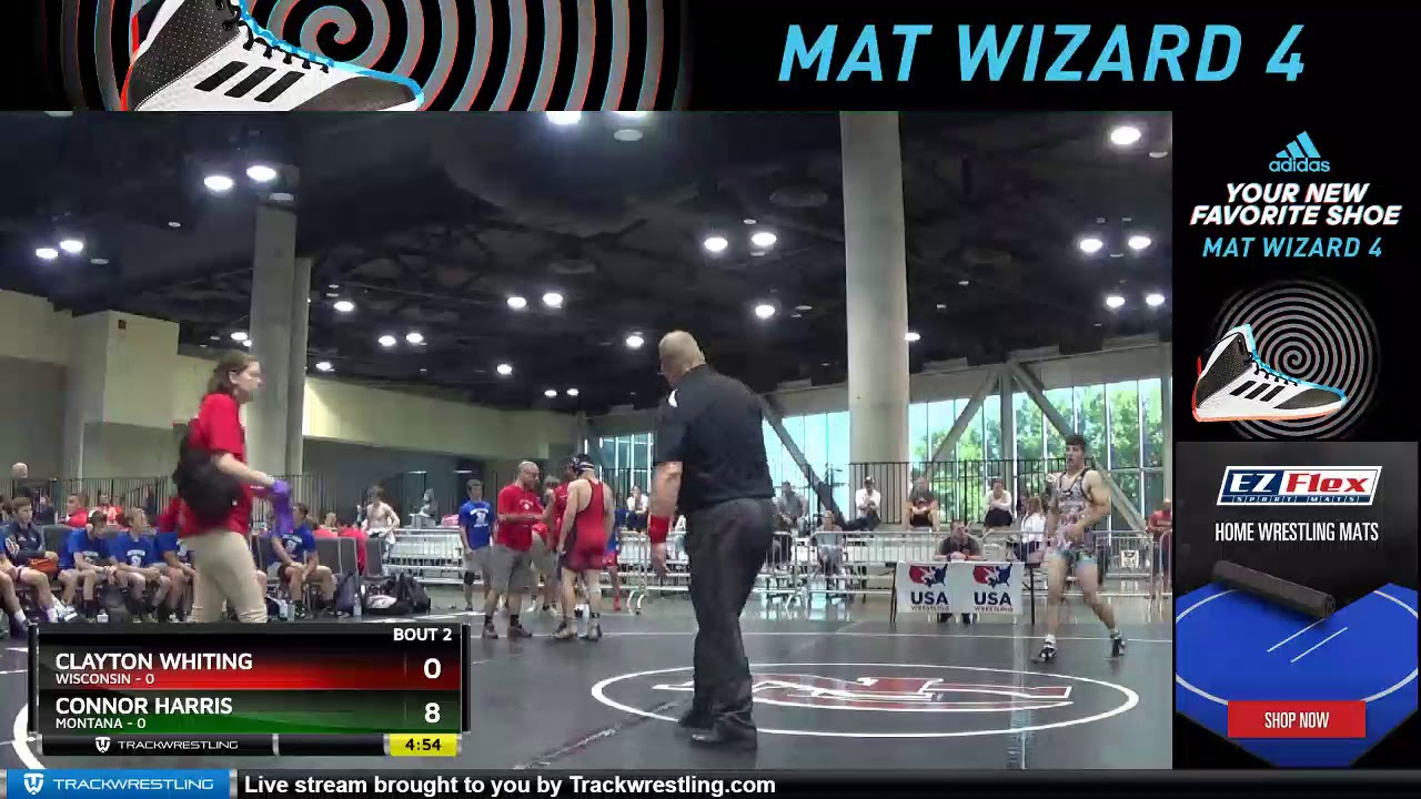 Mat 2 145 Clayton Whiting Wisconsin Vs Connor Harris Montana - YouTube