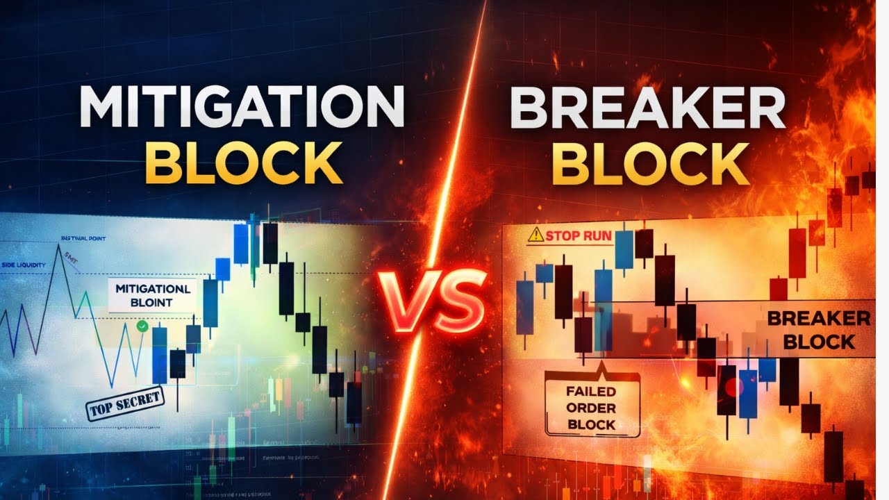 Mitigation Block vs Breaker Block Explained | ICT Forex Trading ...