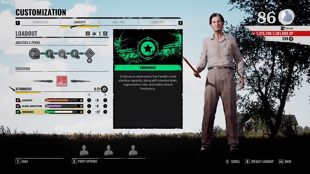 Cook's Loadout & Skill Tree Build Tutorial - Texas Chainsaw Massacre ...