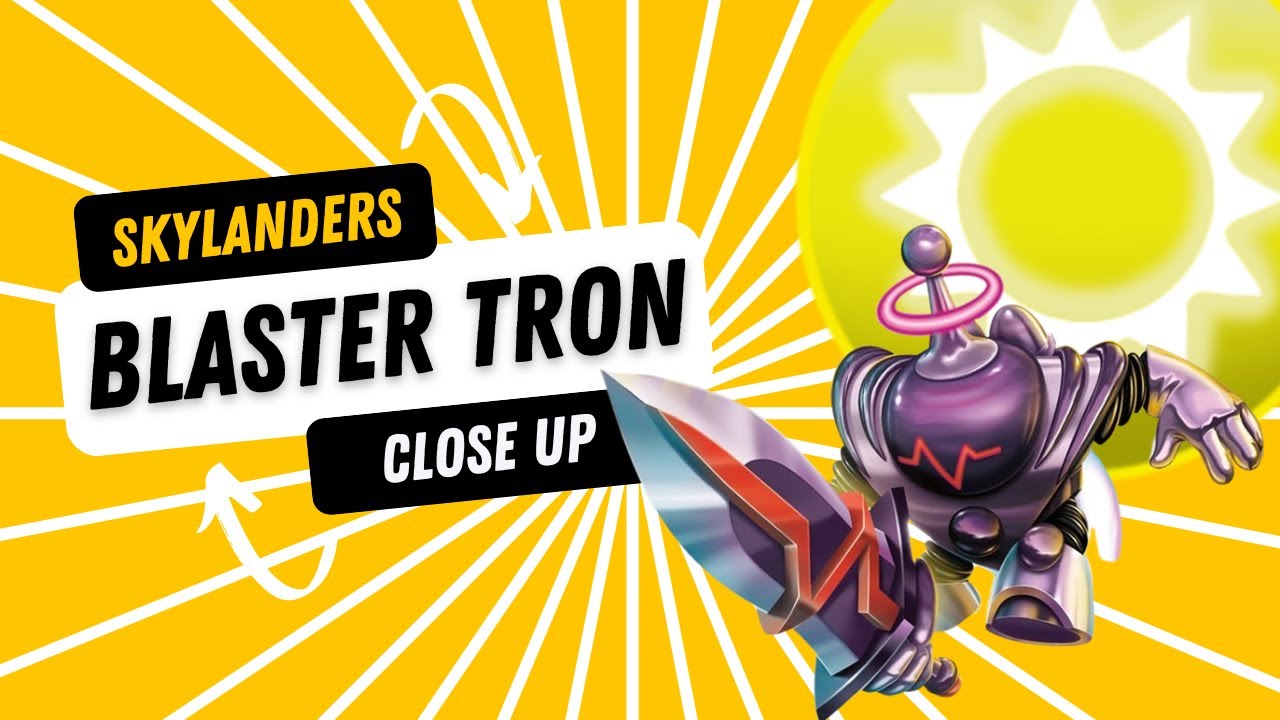 SKYLANDERS IMAGINATORS Blaster Tron Close Up - YouTube