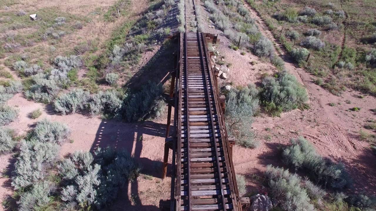 Breaking Bad Train Heist Location 4k HD Drone Footage - YouTube